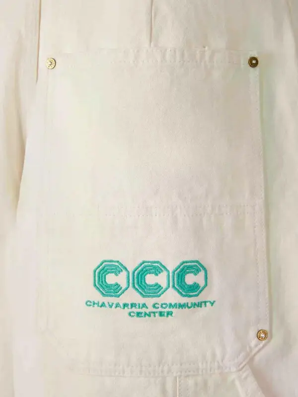 WILLY CHAVARRIA Multi-pocket Cotton Shorts