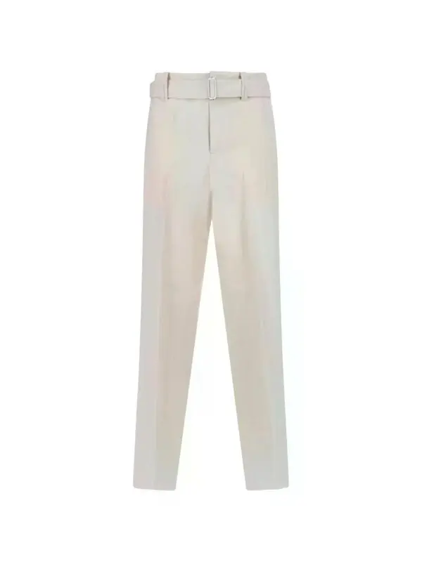 LARDINI Belted Tailored Trousers