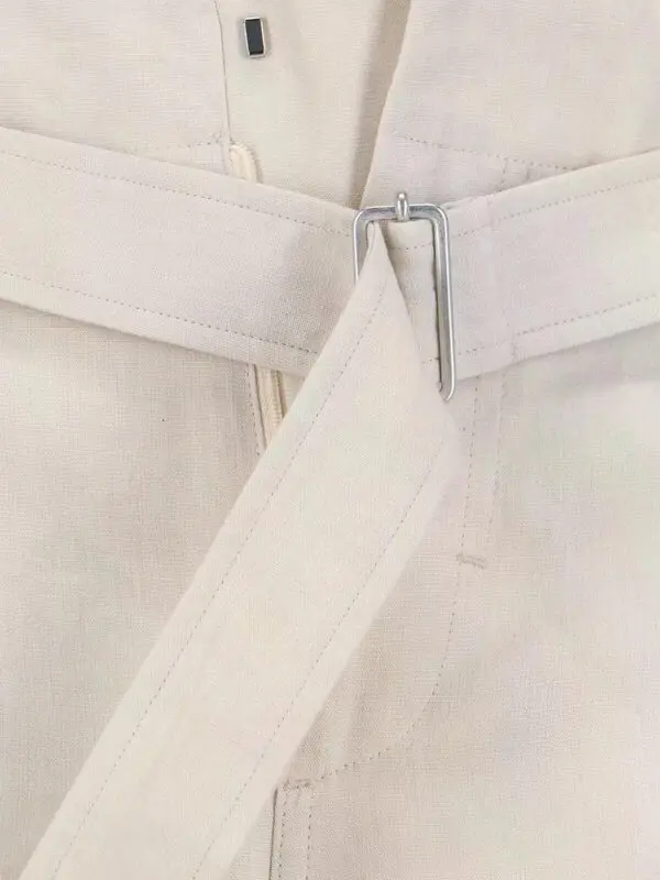 LARDINI Belted Tailored Trousers