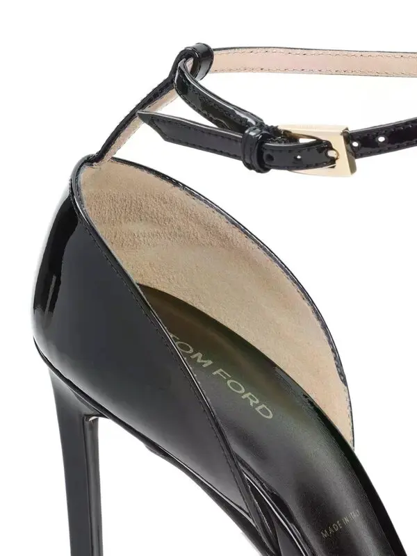 TOM FORD Vertigo Pointed Pumps With Ankle Strap - Black