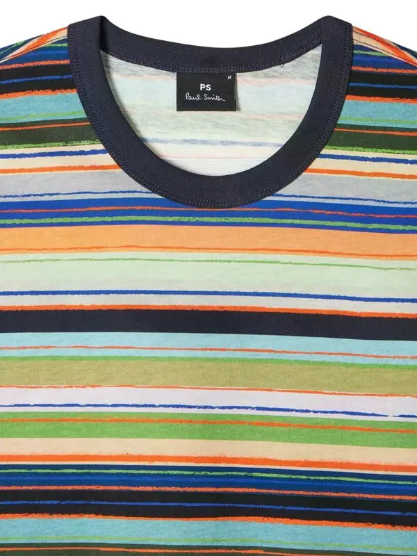 Paul Smith Stripe Cotton T-shirt