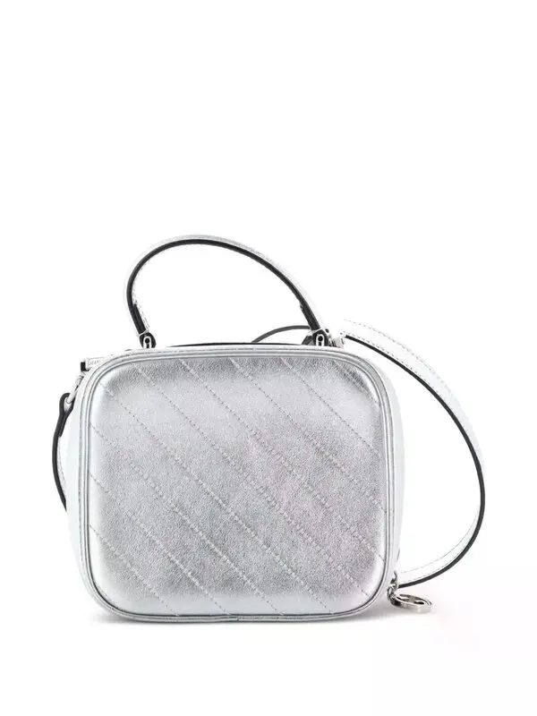Gucci Blondie Top Handle Satchel - Silver
