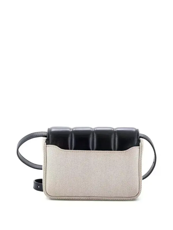 Givenchy 4g Padded Leather And Canvas Small Shoulder Bag