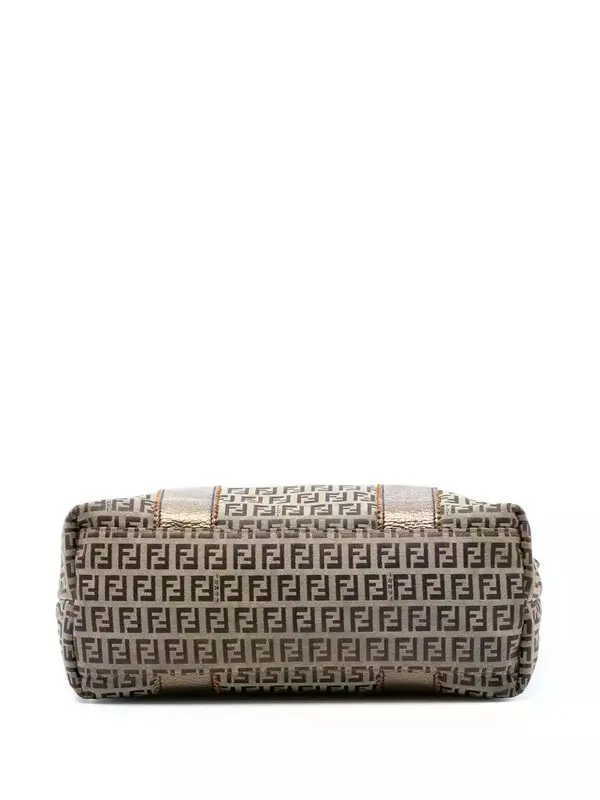Fendi Zucchino Canvas Tote Bag - Brown