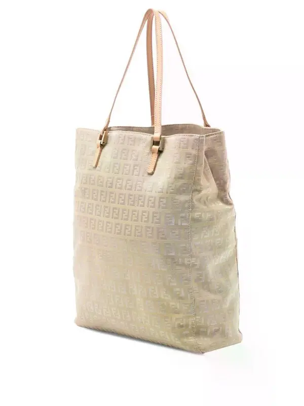 Fendi Zucchino Canvas Tote Bag