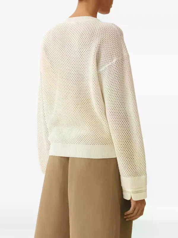 Fabiana Filippi V-neck Long-sleeve Sweater