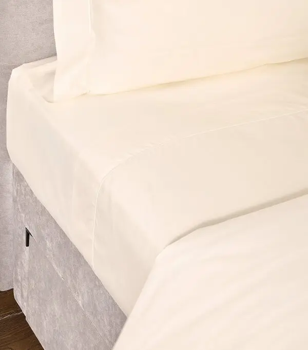 Harrods Chester King Fitted Sheet - Ivory