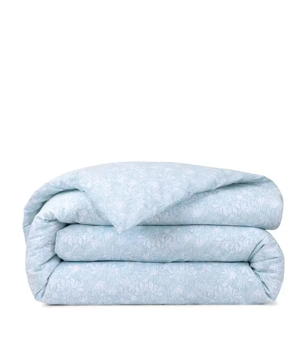 YVES DELORME Capri Aqua King Duvet Cover - Blue