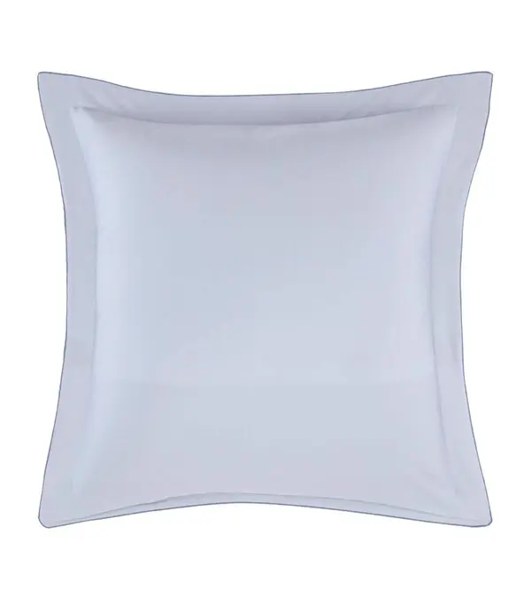 YVES DELORME Ecumes Square Oxford Pillowcase - Blue