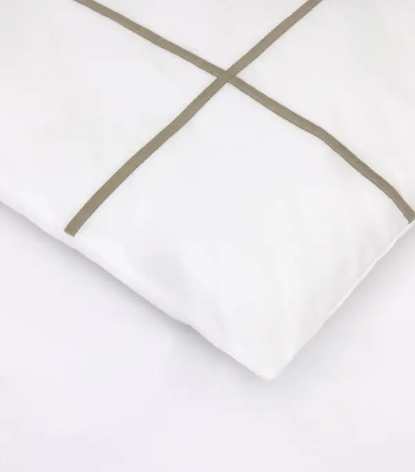 YVES DELORME Athena Super King Duvet Cover - Green