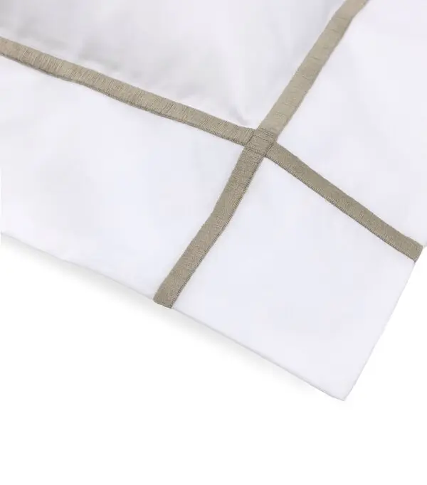 YVES DELORME Athena Oxford Pillowcase - Green