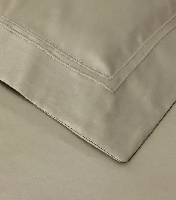 YVES DELORME Triomphe Kaki King Duvet Cover - Green