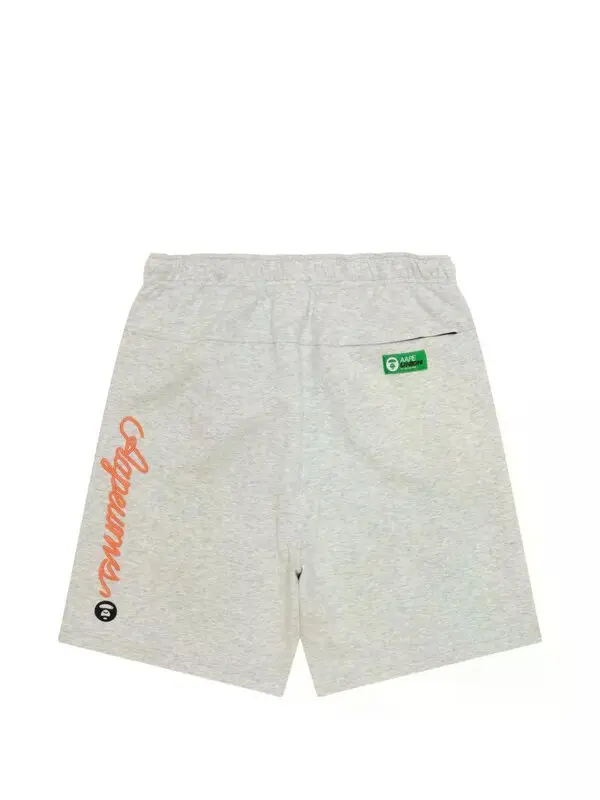 AAPE BY *A BATHING APE Embroidered Logo Shorts