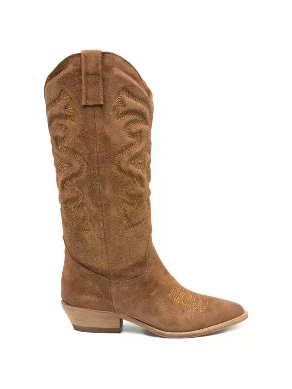 JULIE DEE Embroidered Cowboy Boots