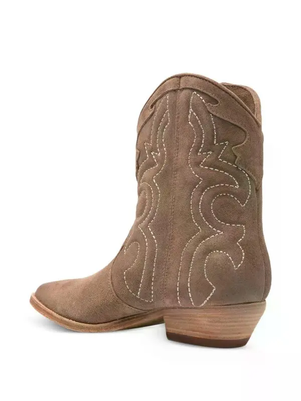 JULIE DEE Embroidered Cowboy Boots