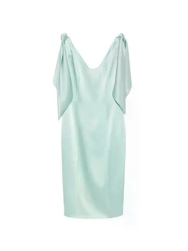 FELY CAMPO Draped Midi Dress