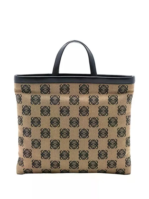 Loewe Anagram Canvas Tote Bag - Brown