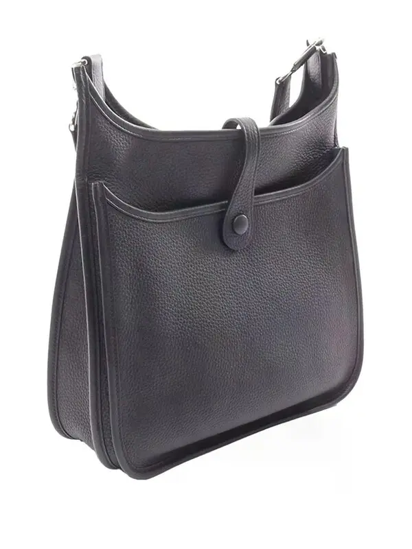 Hermès Clemence Evelyne Iii Pm Crossbody Bag - Black