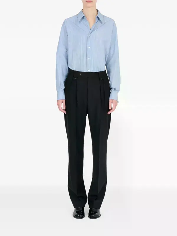 MAISON MARGIELA Buttoned Wool Trousers