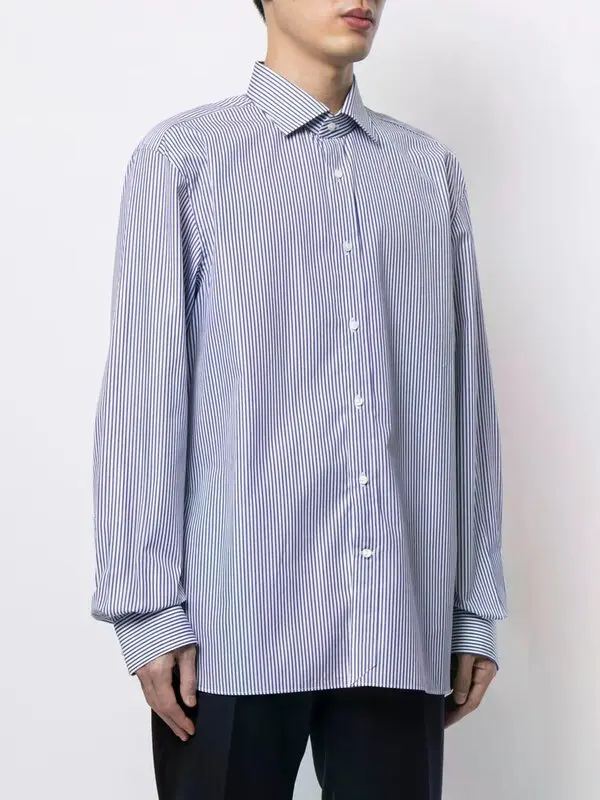 Ralph Lauren Purple Label Striped Long-sleeve Shirt