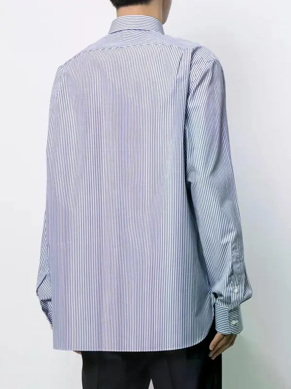Ralph Lauren Purple Label Striped Long-sleeve Shirt