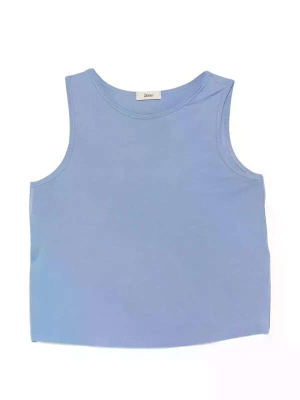 Herno Sleeveless Round Neck Vest - Blue