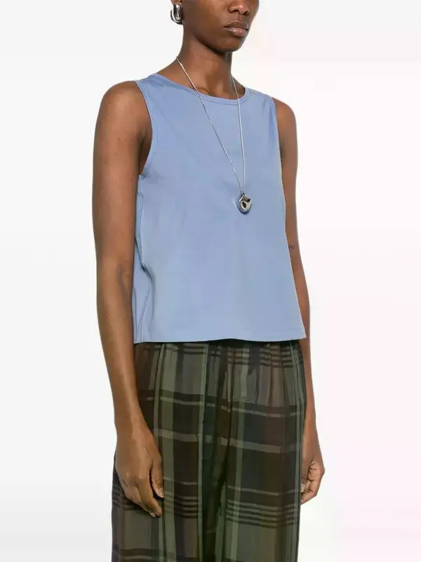 Herno Sleeveless Round Neck Vest - Blue