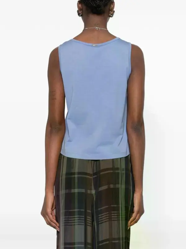 Herno Sleeveless Round Neck Vest - Blue