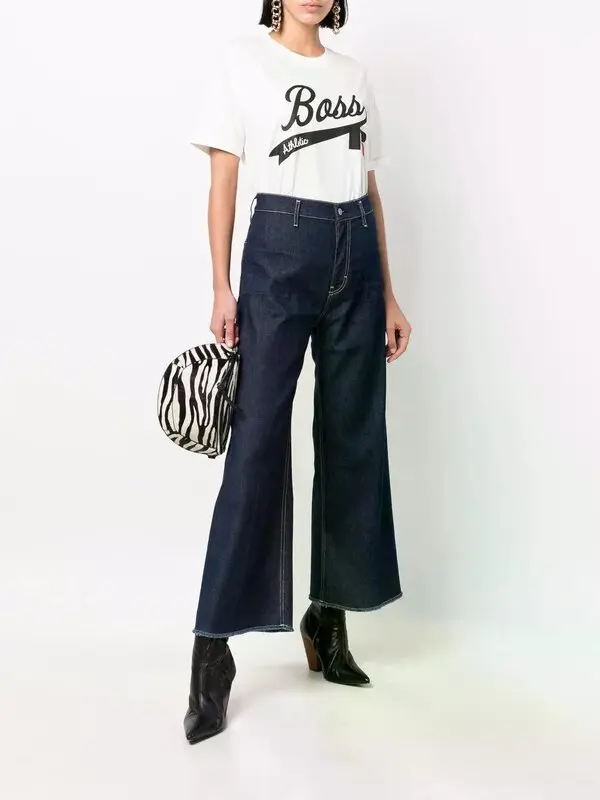 HAIKURE High-waisted Wide-leg Jeans