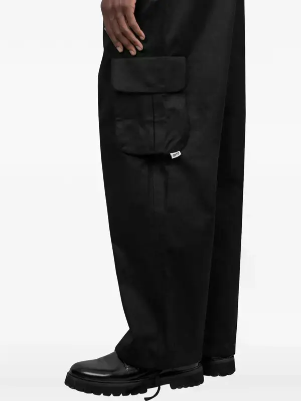 ARTE ANTWERP Button Trousers With Flap Pockets And Drawstring Hems