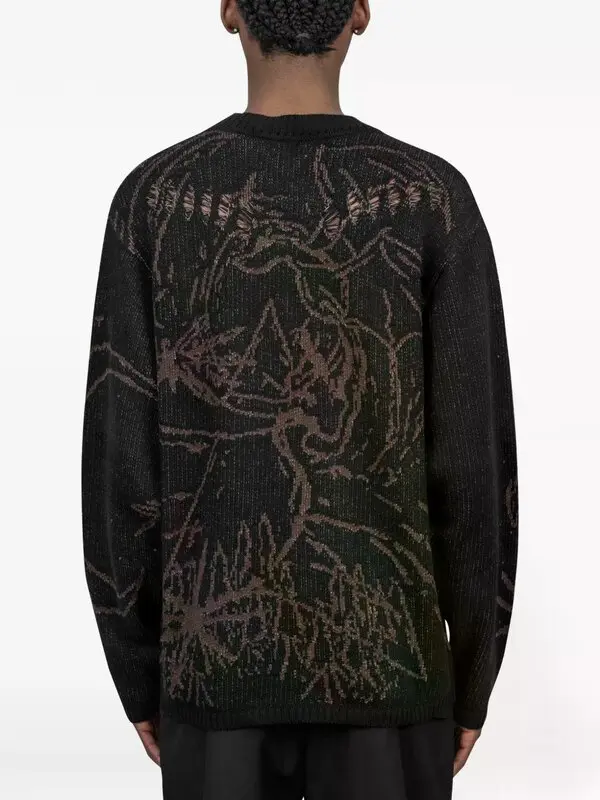 ROA Graphic Crew Neck Sweater