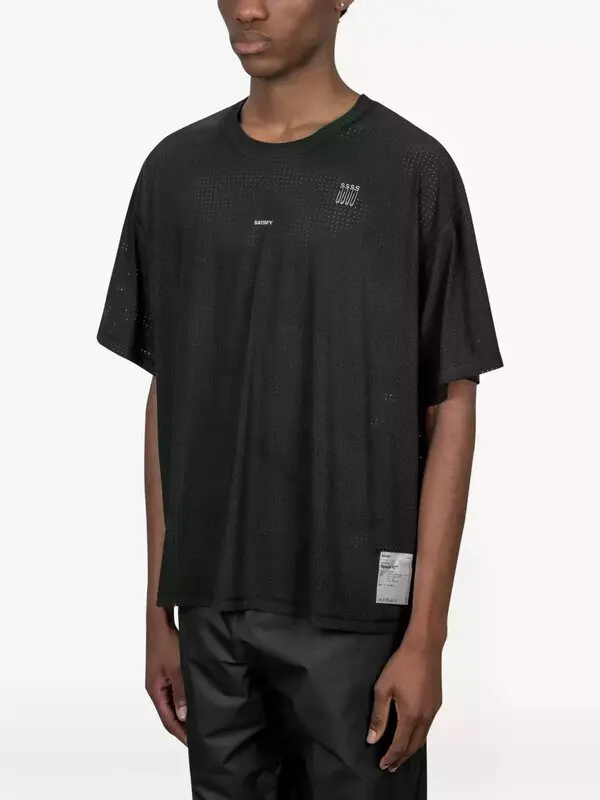 Satisfy Crew-neck T-shirt - Black