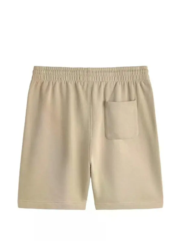 LES HÉRITIERS Logo Detail Drawstring Shorts - Neutrals