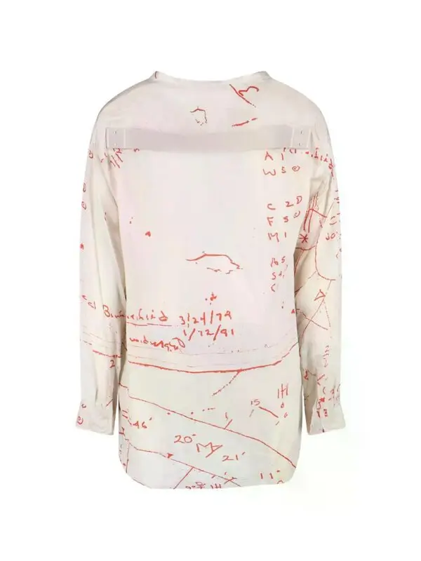 Rick Owens Graphic Long-sleeve Shirt