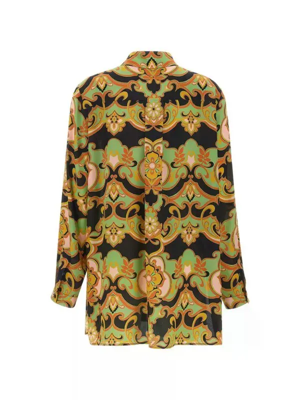 Etro Printed Silk Shirt