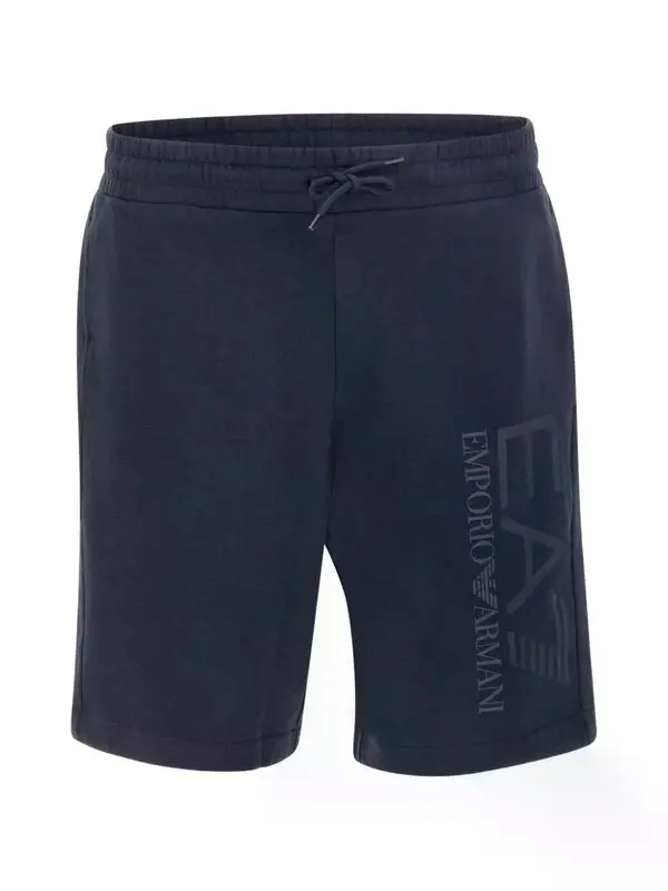 EA7 Logo Drawstring Shorts
