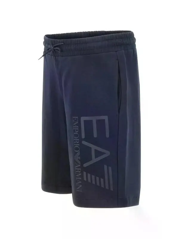 EA7 Logo Drawstring Shorts