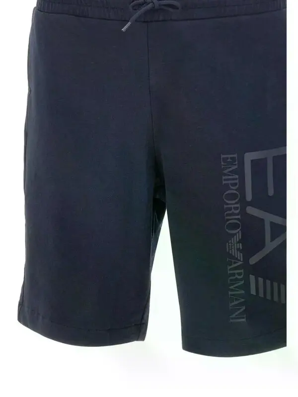 EA7 Logo Drawstring Shorts
