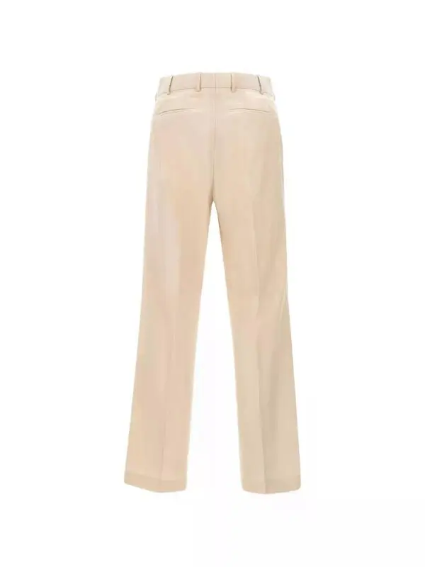 PT TORINO Tailored Pleated Wide-leg Trousers - Neutrals