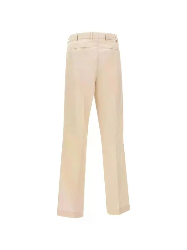 PT TORINO Tailored Pleated Wide-leg Trousers - Neutrals