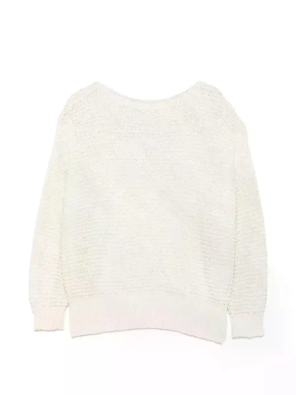 BASE MILANO Knitted Boat Neck Sweater
