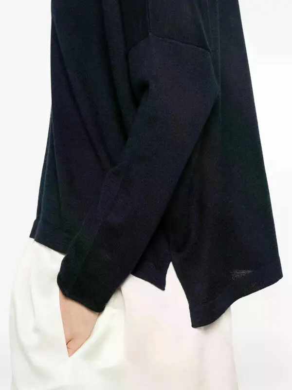 BEYOU V-neck Long Sleeve Sweater