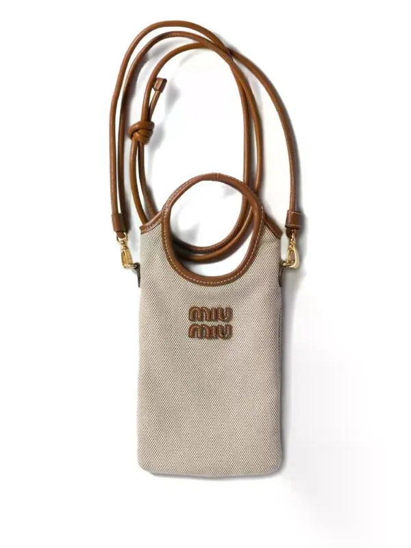 Miu Miu Canvas Smartphone Case