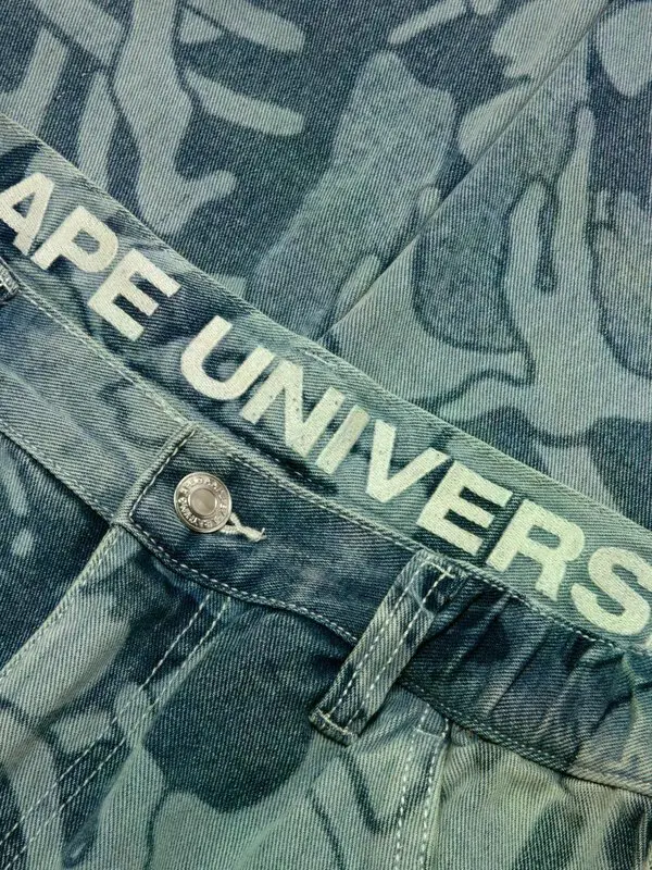 AAPE BY *A BATHING APE Graphic Pattern Jeans