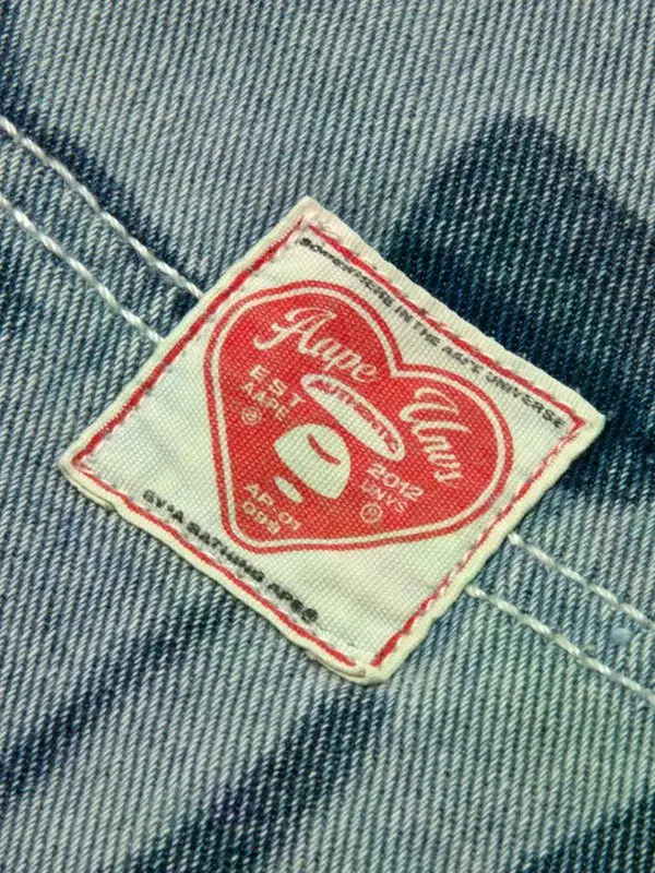 AAPE BY *A BATHING APE Graphic Pattern Jeans
