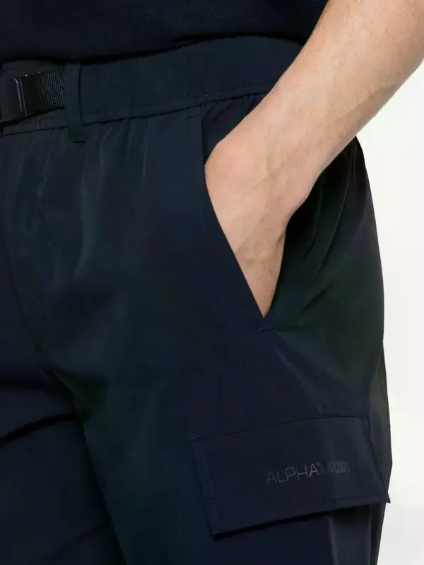 ALPHATAURI Belted Cargo Shorts