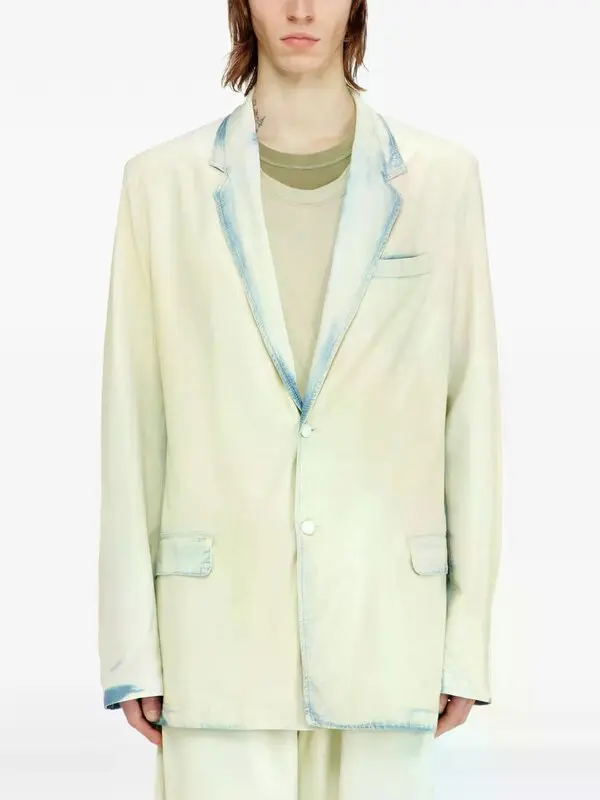 DIESEL® X-ray Bleach Denim Blazer