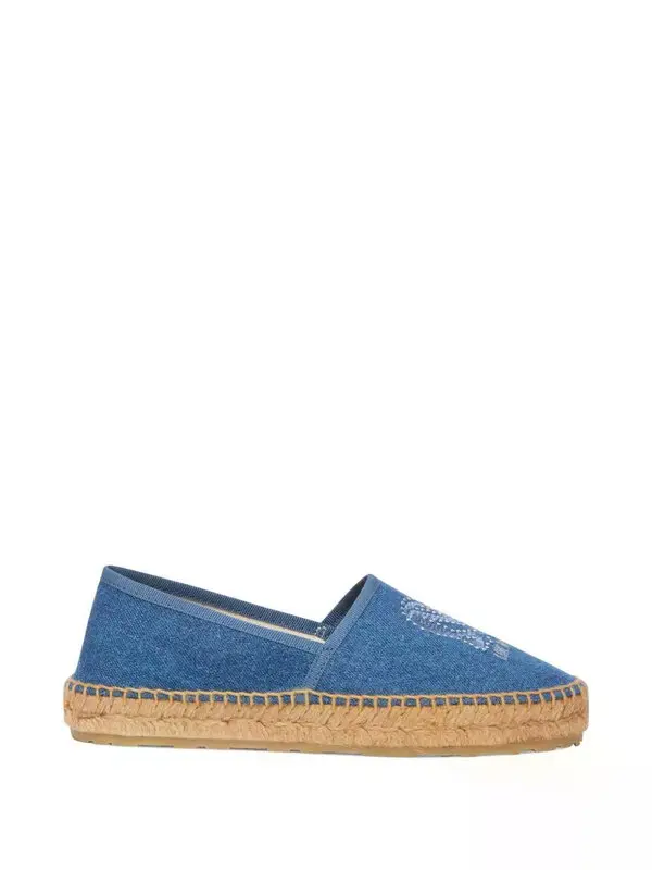 Moschino Embroidered Espadrilles - Blue