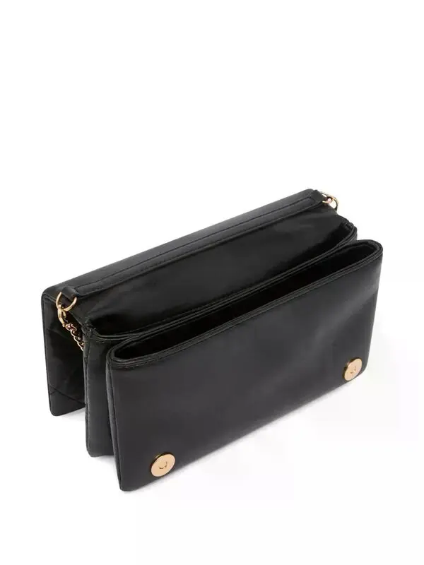 Moschino Quilted Shoulder Bag - Black