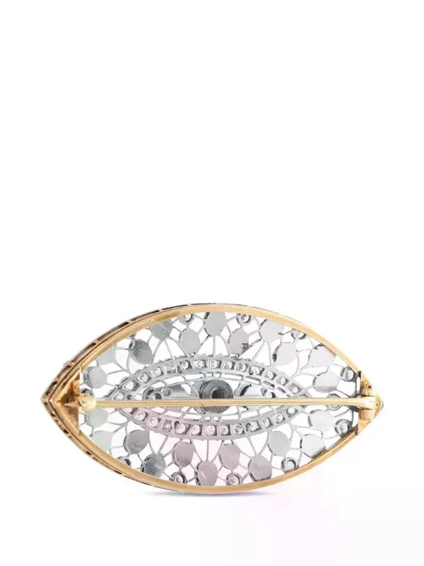LB EXCLUSIVE Diamond And Pearl Brooch